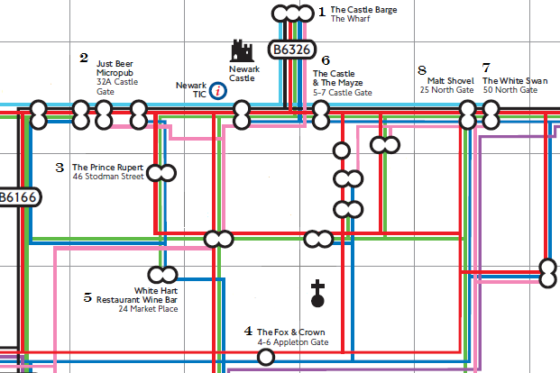 Newark Pub Map MJD – The Nottingham Food Blog