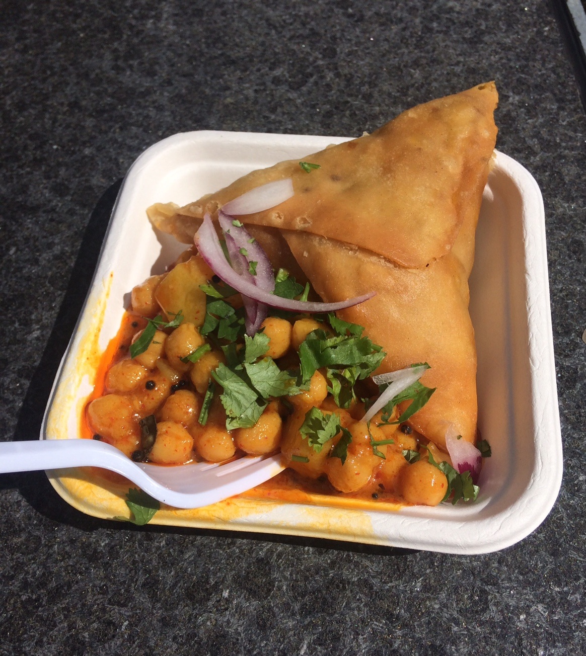 Veg Samosa and Chat – The Nottingham Food Blog