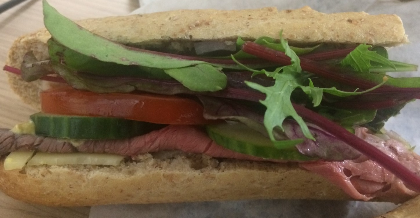 Roast Beef Cob at Deli 8 – The Nottingham Food Blog