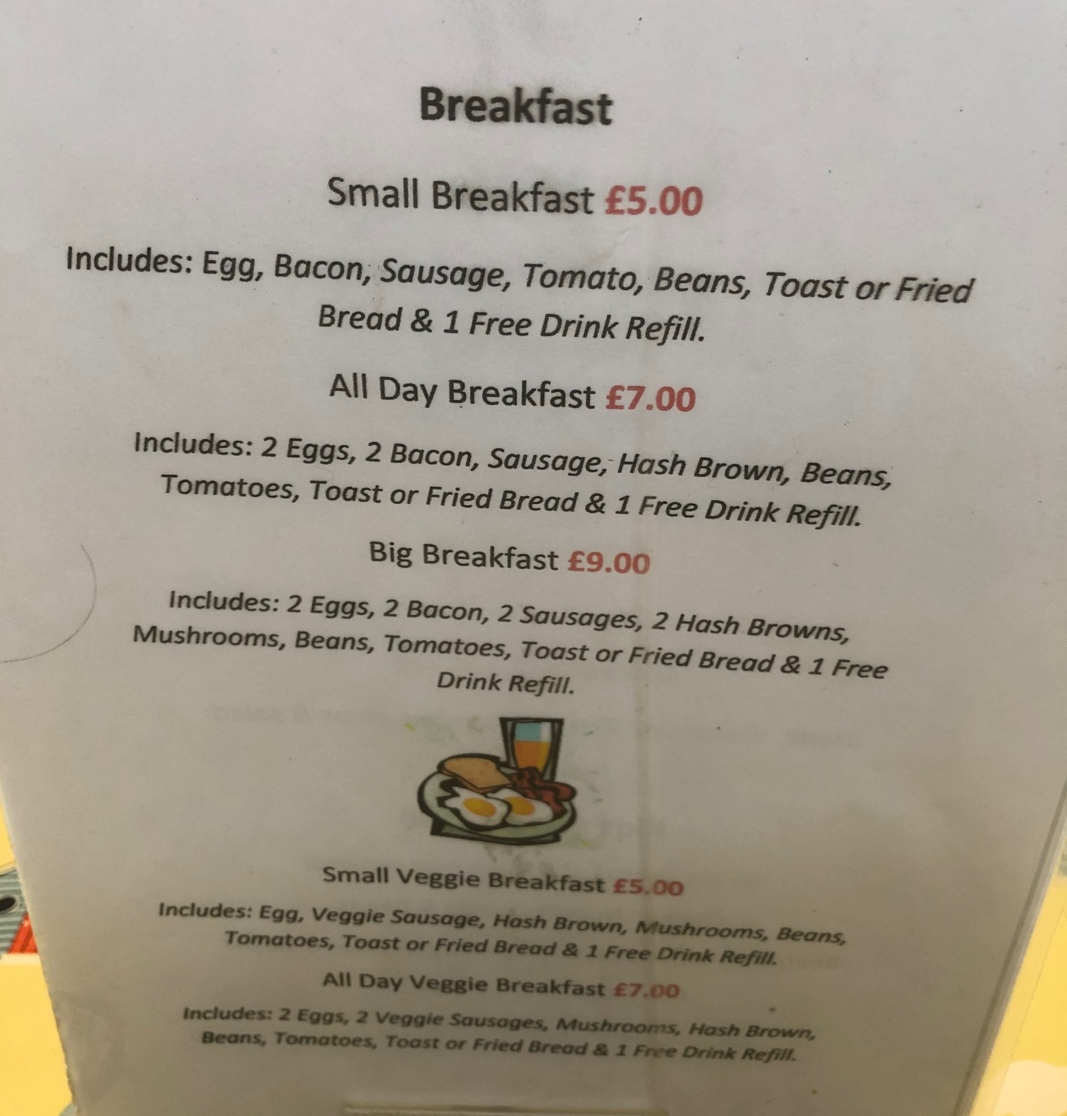 The Boathouse Cafe at Beeston Marina – Breakfast Menu – The Nottingham ...