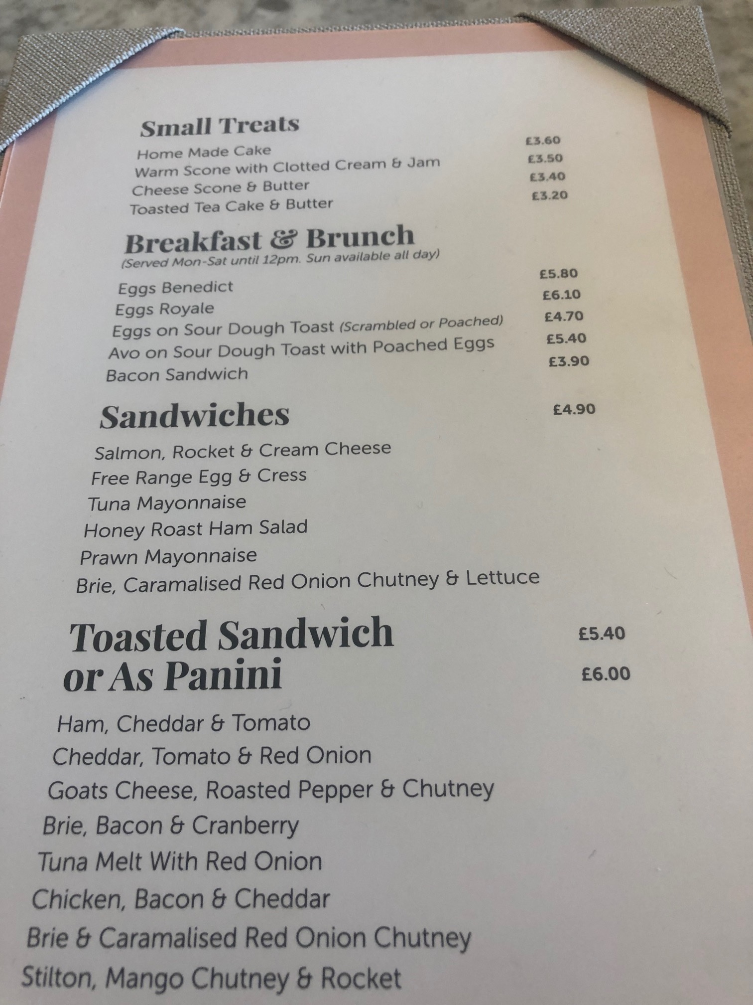 White Rabbit teahouse – menu – The Nottingham Food Blog