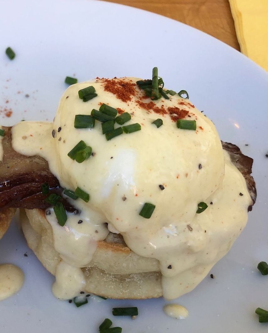 Yolk in Nottingham – A Poached Egg with Maple Bacon on a Muffin – The ...