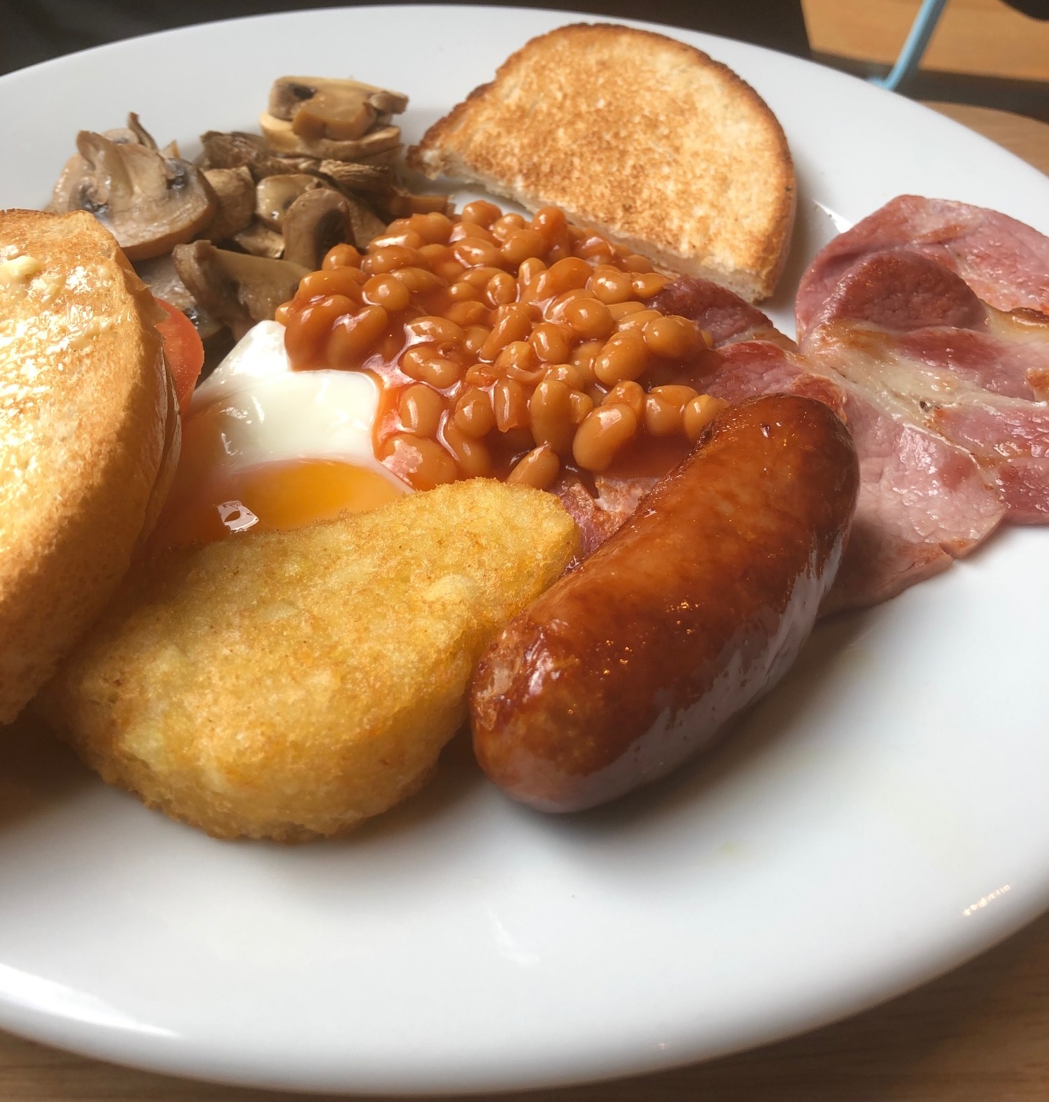 Full English Breakfast Close Up at Sobar – The Nottingham Food Blog