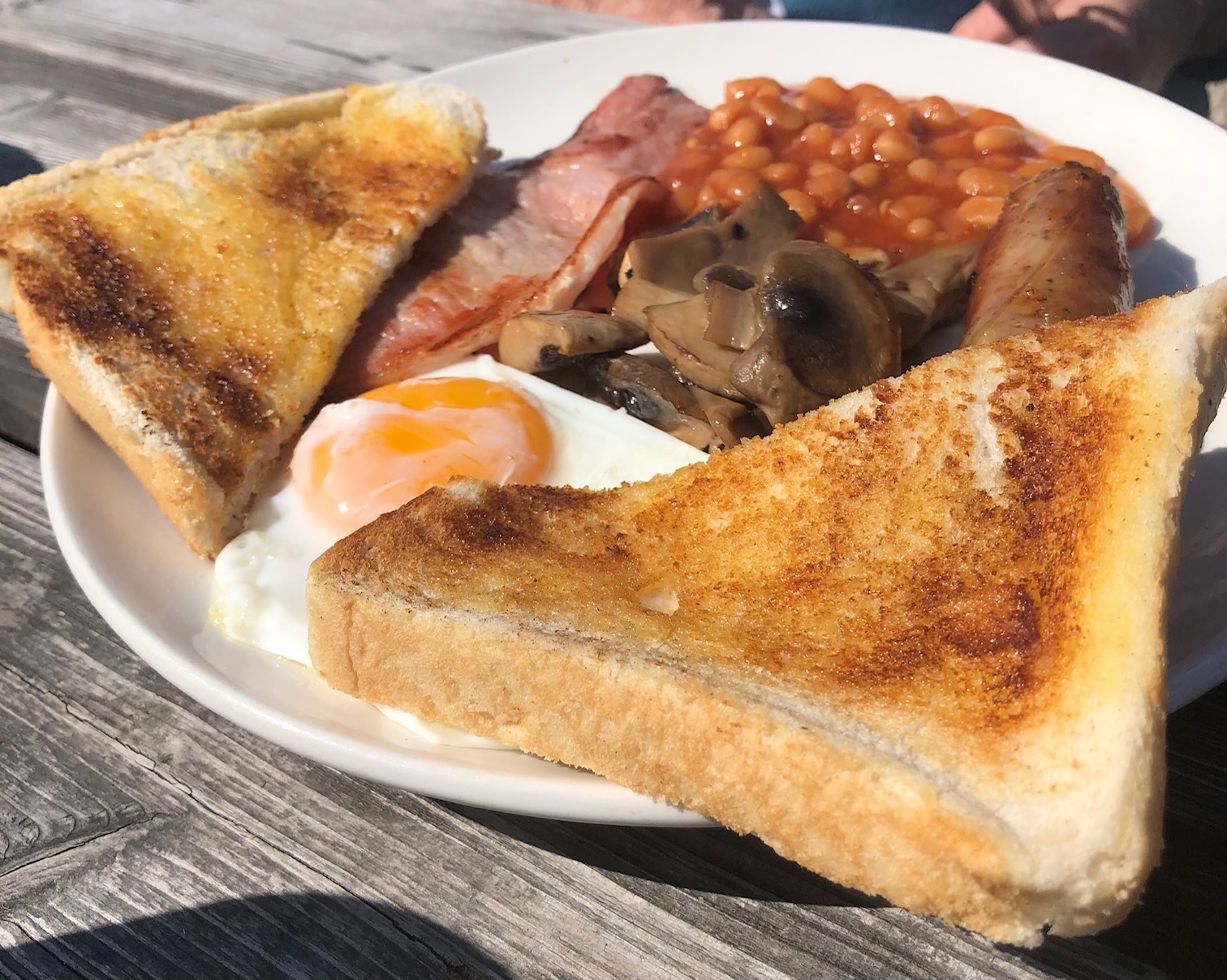 The Green Hut – Small Breakfast with Mushrooms – The Nottingham Food Blog