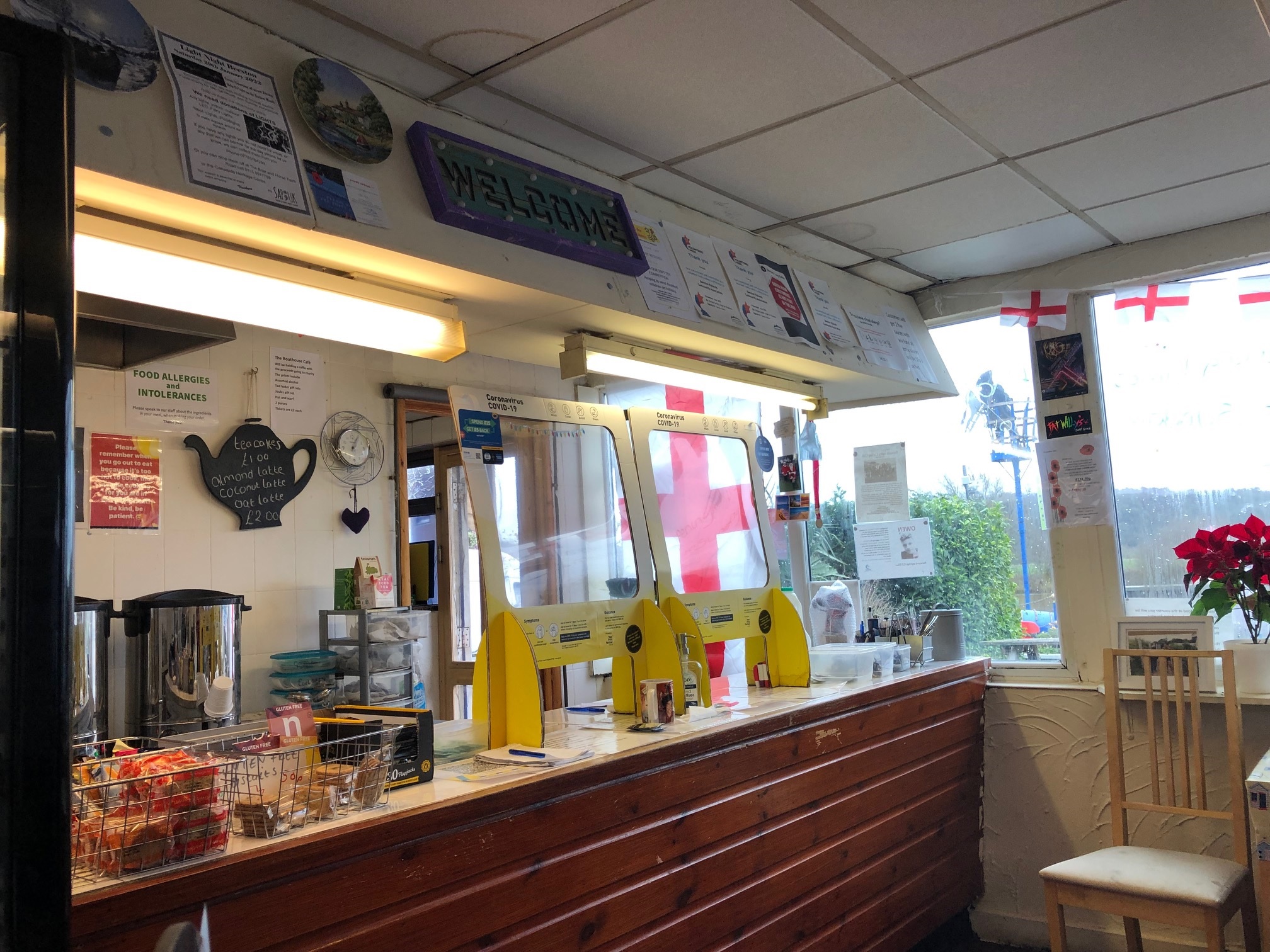 Boathouse cafe counter – The Nottingham Food Blog