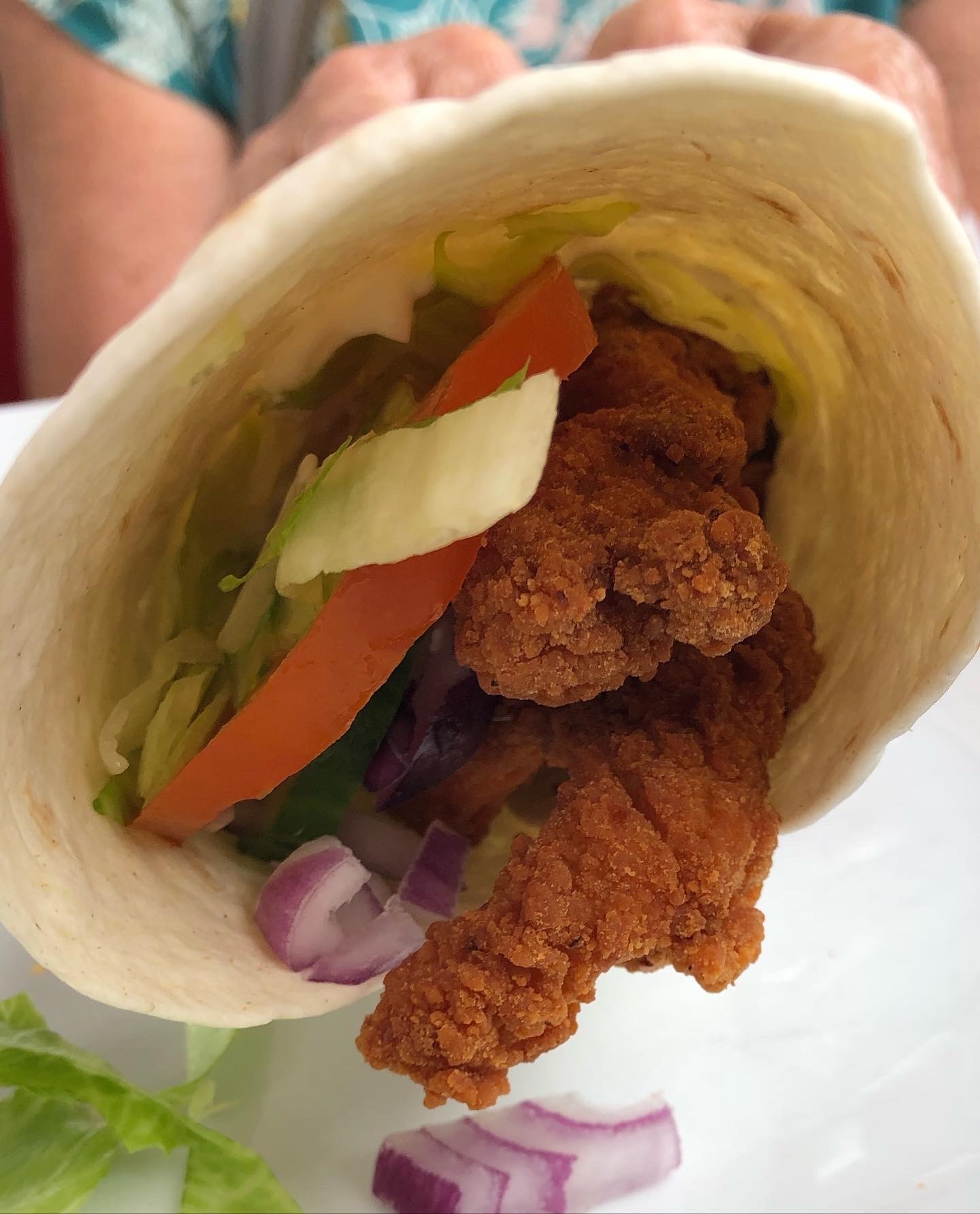 Daleside Cafe – Spicy Chicken Wrap – The Nottingham Food Blog