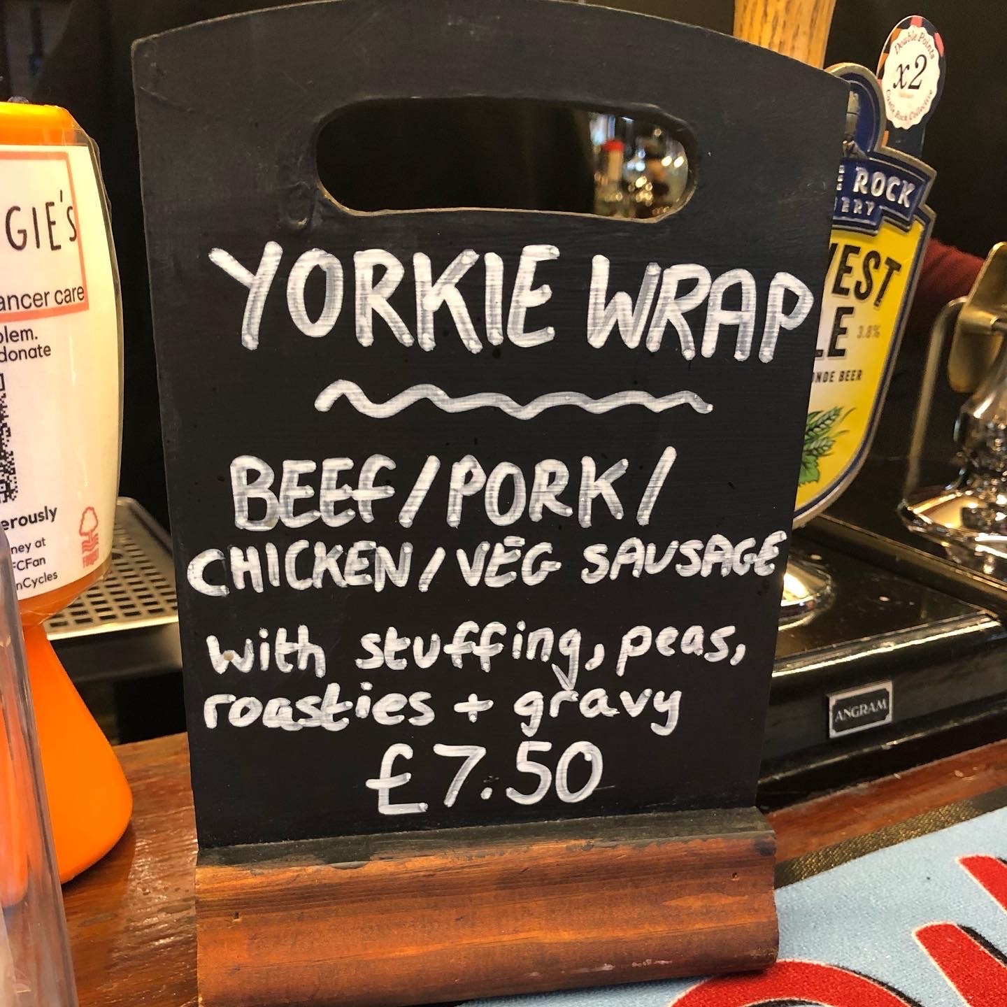 Vat and Fiddle – Yorkie Wrap special – The Nottingham Food Blog