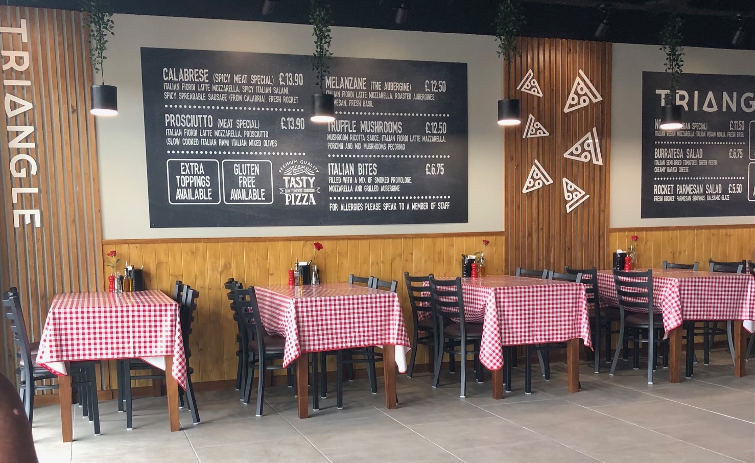 Inside Triangle Pizza Nottingham – The Nottingham Food Blog