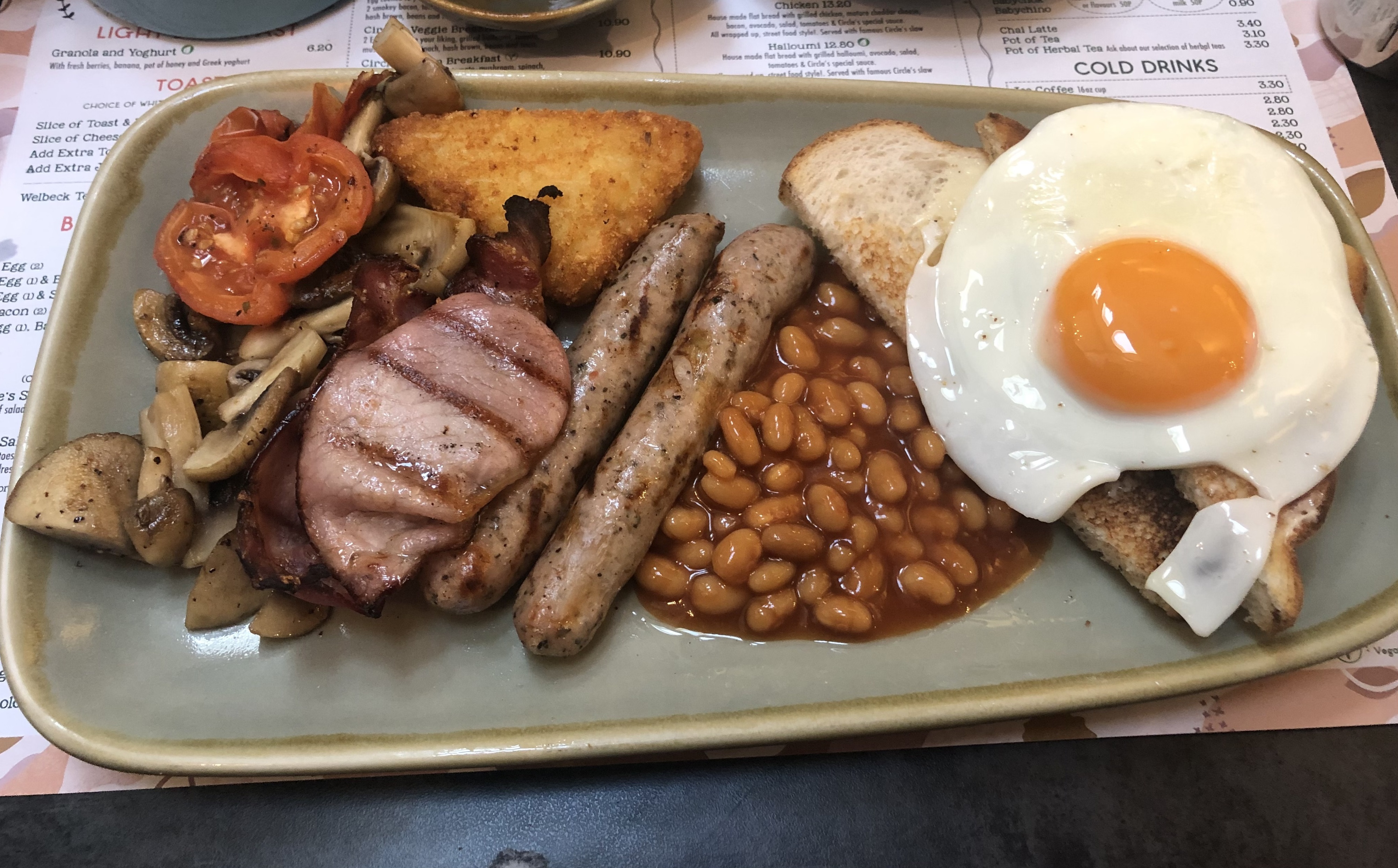 The Circle Eatery – Breakfast – The Nottingham Food Blog