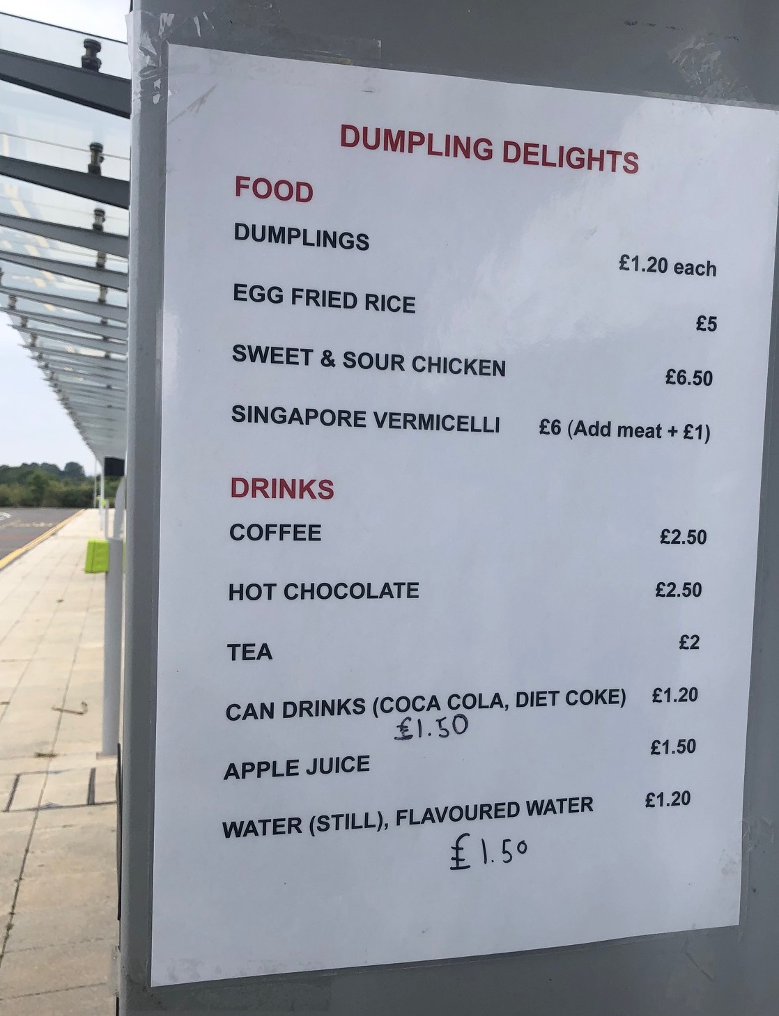Dumpling Delights Menu – The Nottingham Food Blog