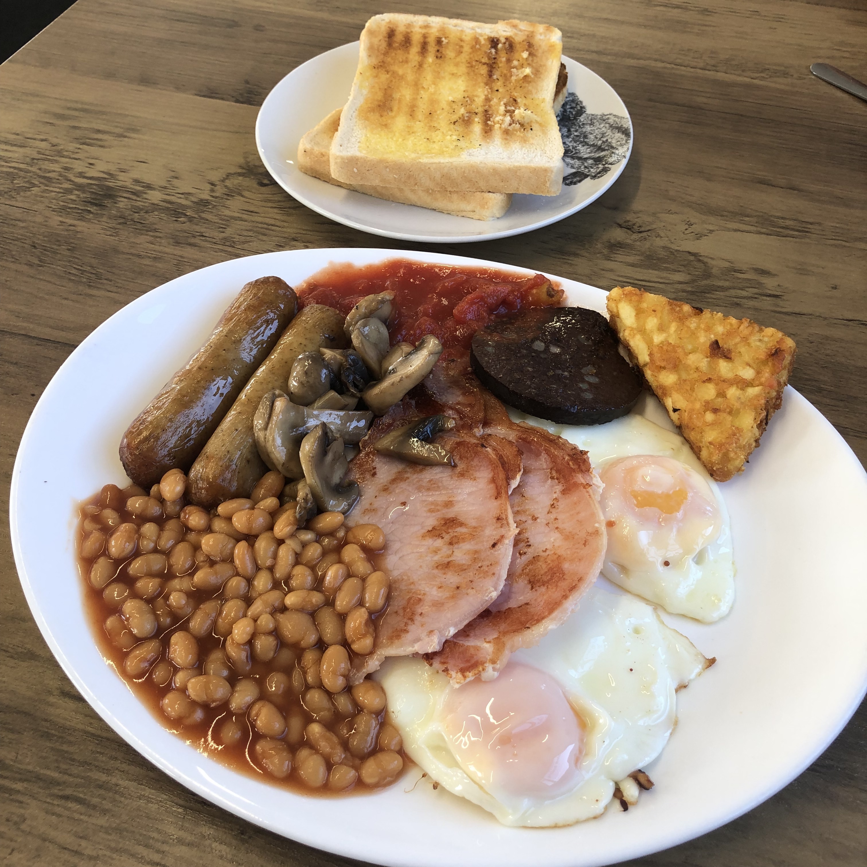 Daleside Cafe Big Breakfast with Toast – The Nottingham Food Blog