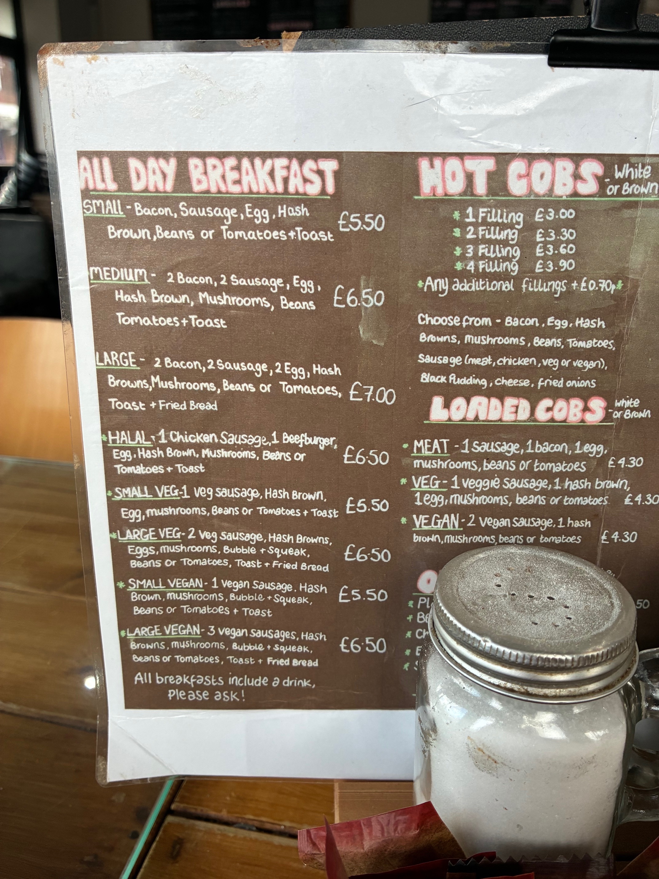 The Avenues Cafe in Sneinton Market – Breakfast Menu – The Nottingham Food Blog